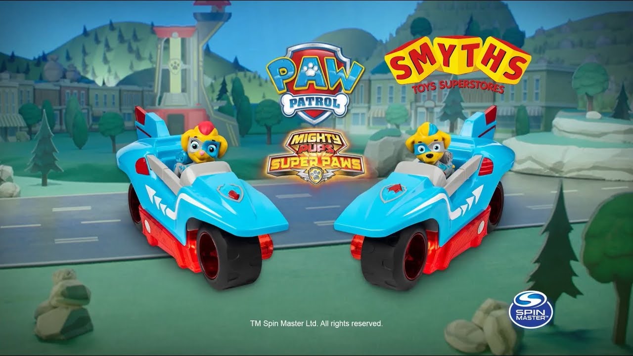 Nickelodeon Paw Patrol Mighty Pups Super Paws Mighty Twins Power Split