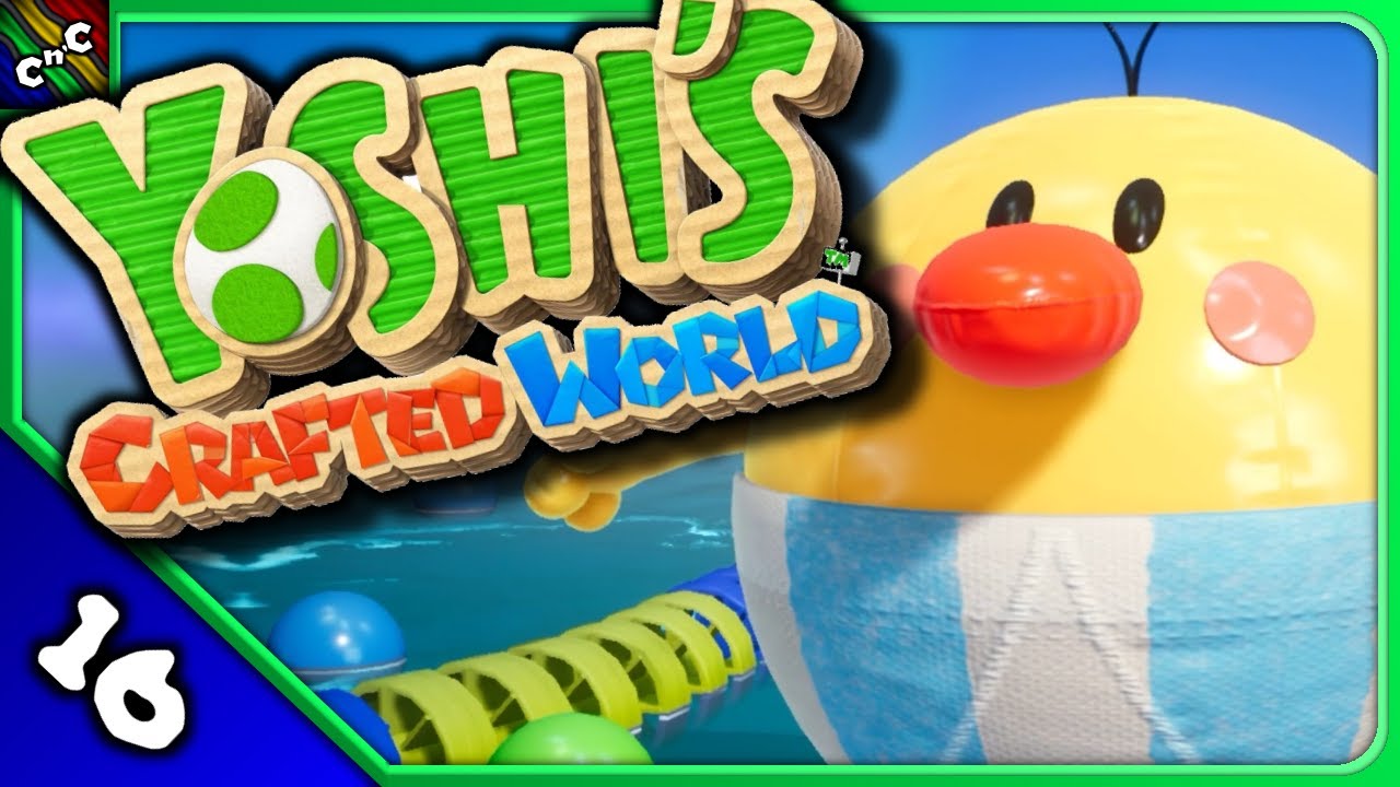 BURT THE BALL BOSS BATTLE! | Yoshi's Crafted World CO-OP Episode 16 ...
