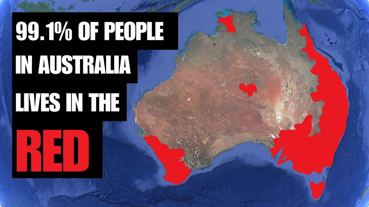 95% of Australia is Empty? Everybody Lives in the Red - YouTube