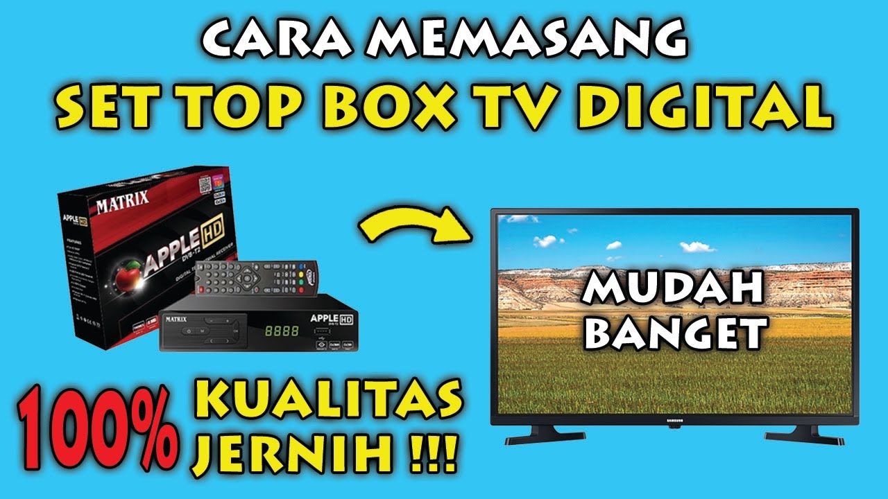 CARA PASANG SET TOP BOX (STB) | MUDAH 100% BERHASIL!! | 2022 - YouTube
