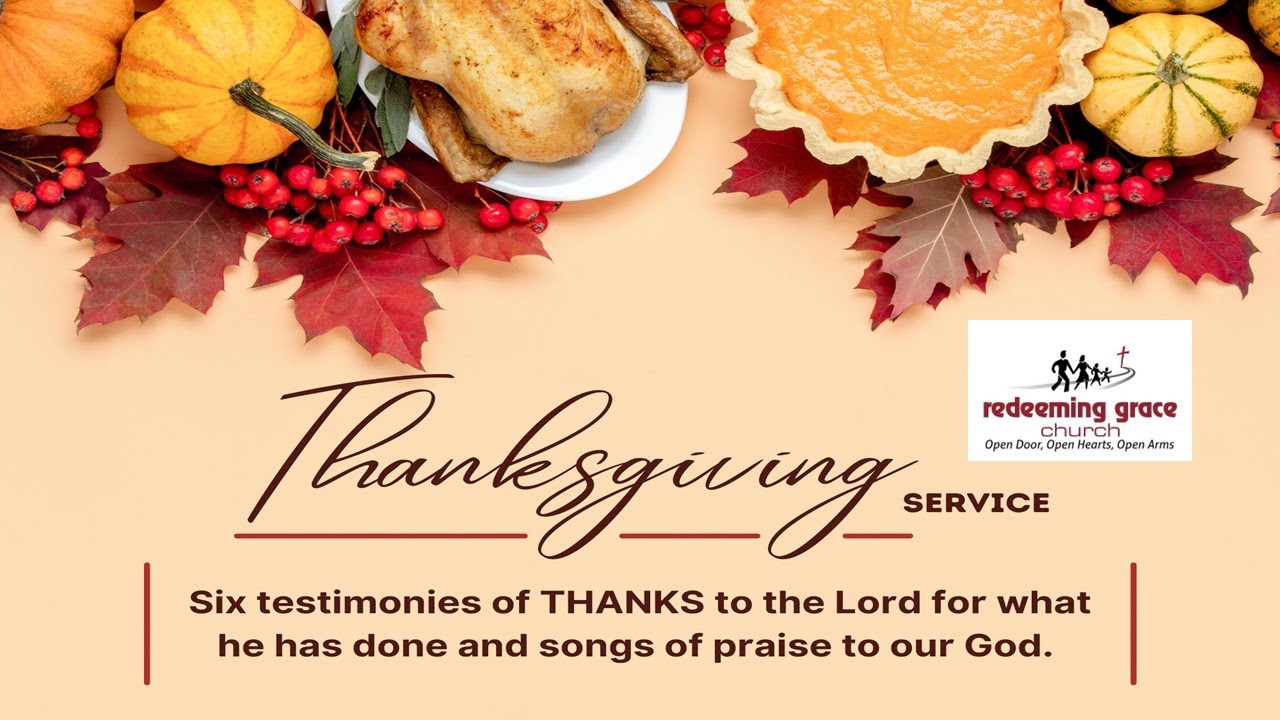 Thanksgiving Service 11/17/24 - YouTube