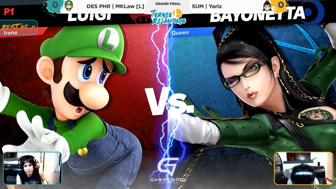MKLaw (Luigi) vs Yariz (Bayonetta) - Grand Final Torneo Relámpago 117 ...