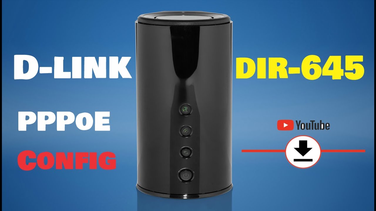 Configuração de Internet D-link DIR-645 PPPoE (Usuário e Senha) - YouTube