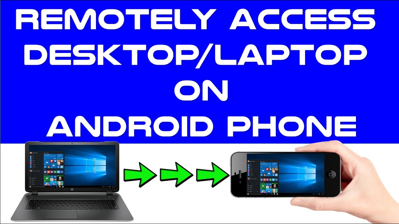 Remote Connect to Computer with Android Device||Remote Desktop on ...