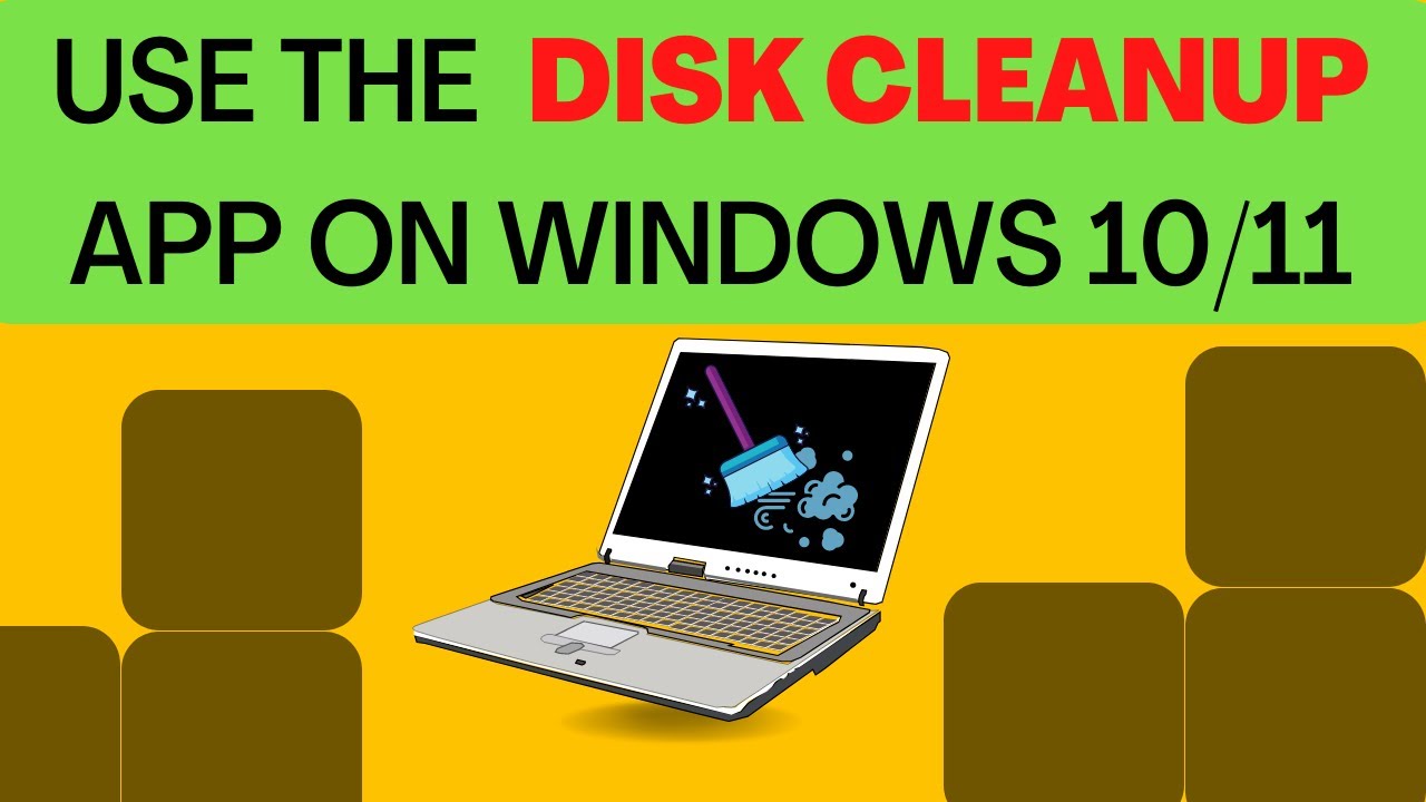 Use the disk cleanup app on windows 10/11 #windowstips - YouTube