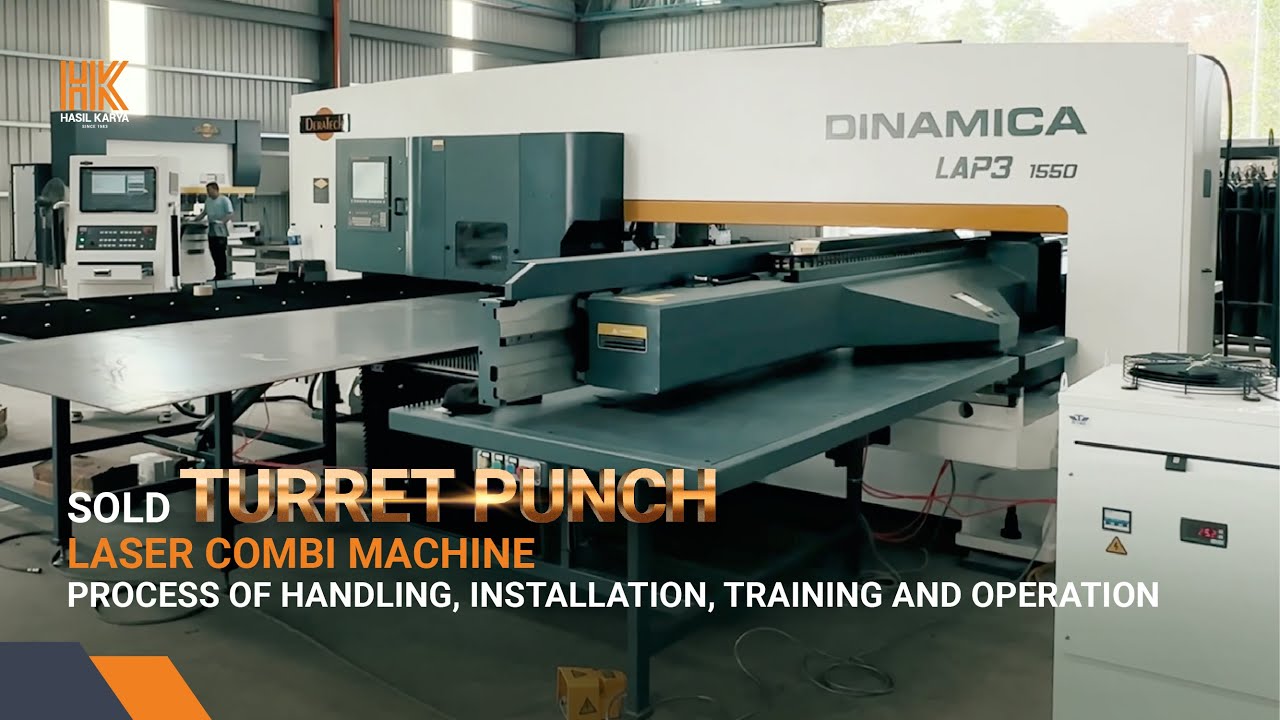 Sold Turret Punch Laser Combi Machine | Process of Handling ...