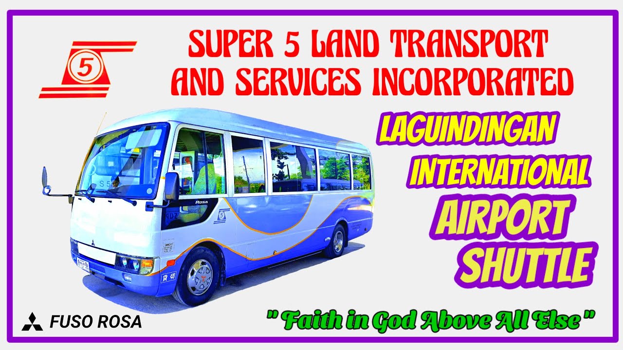 SUPER FIVE SUPER AIRPORT SHUTTLE - YouTube