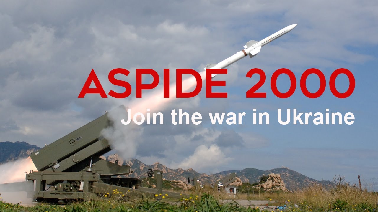 ASPIDE 2000 To Ukraine: Intercept Russian Kamikaze UAVs - YouTube