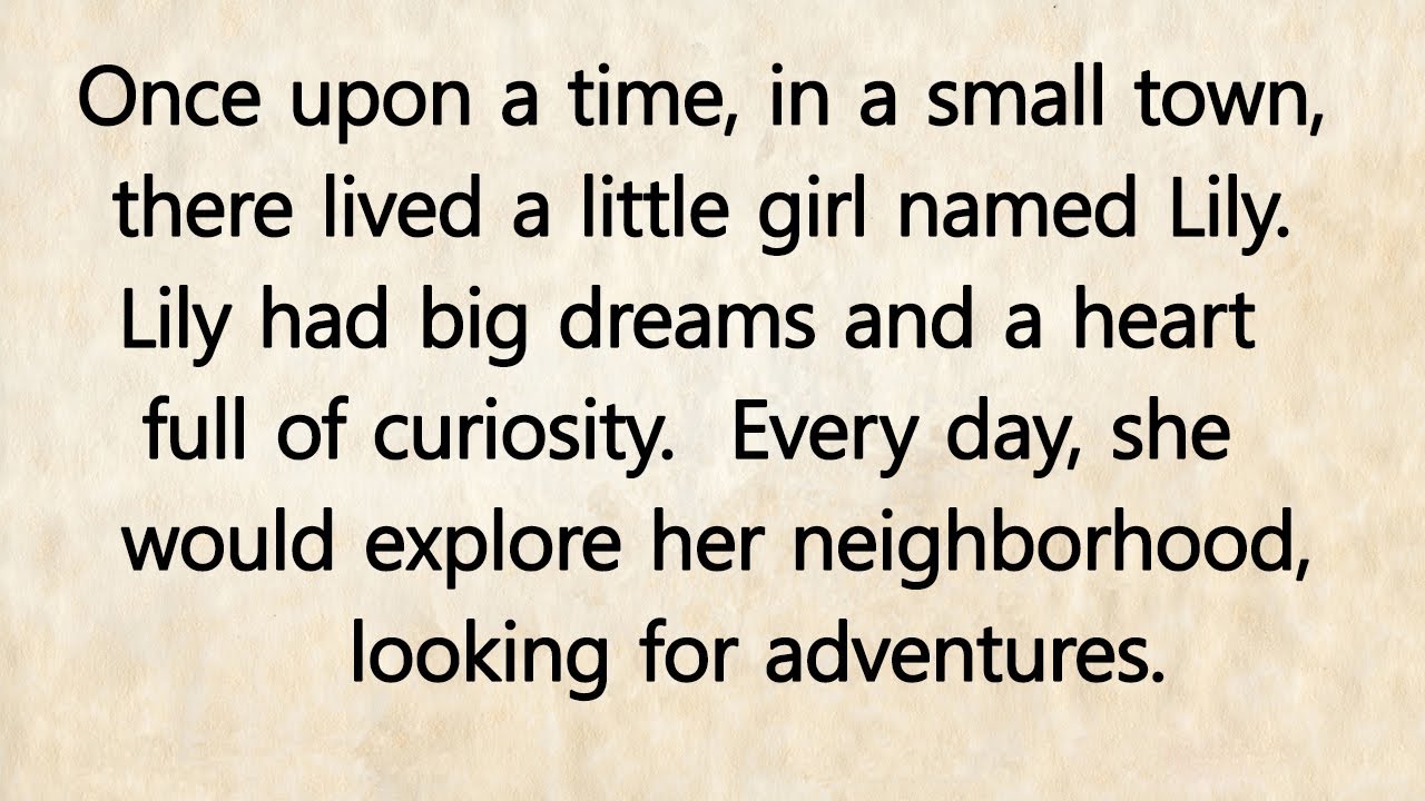 English story for beginners Learn English through short story Listen ...