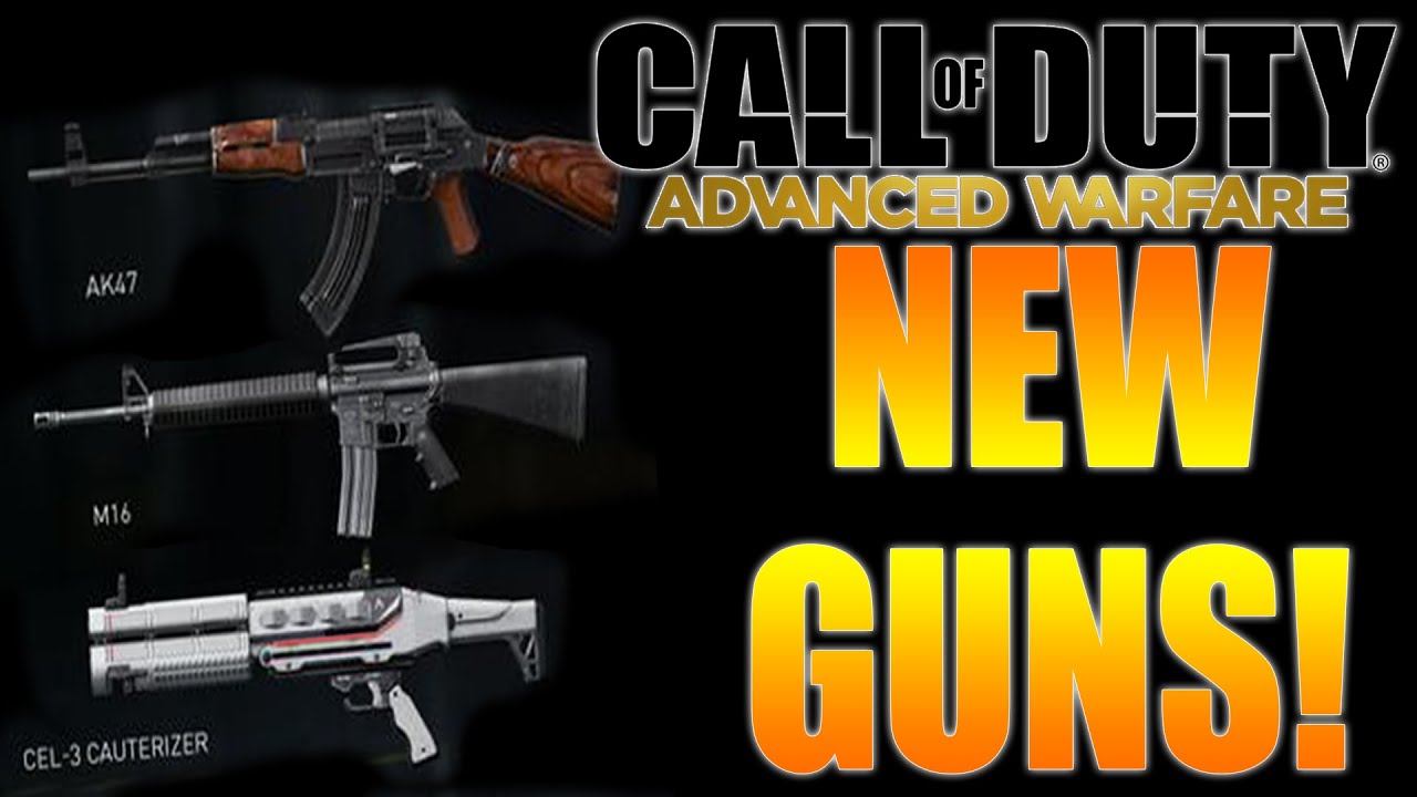 NEW GUNS! AK47, M16, CEL-3 CAUTERIZER | Call of Duty Advanced Warfare ...