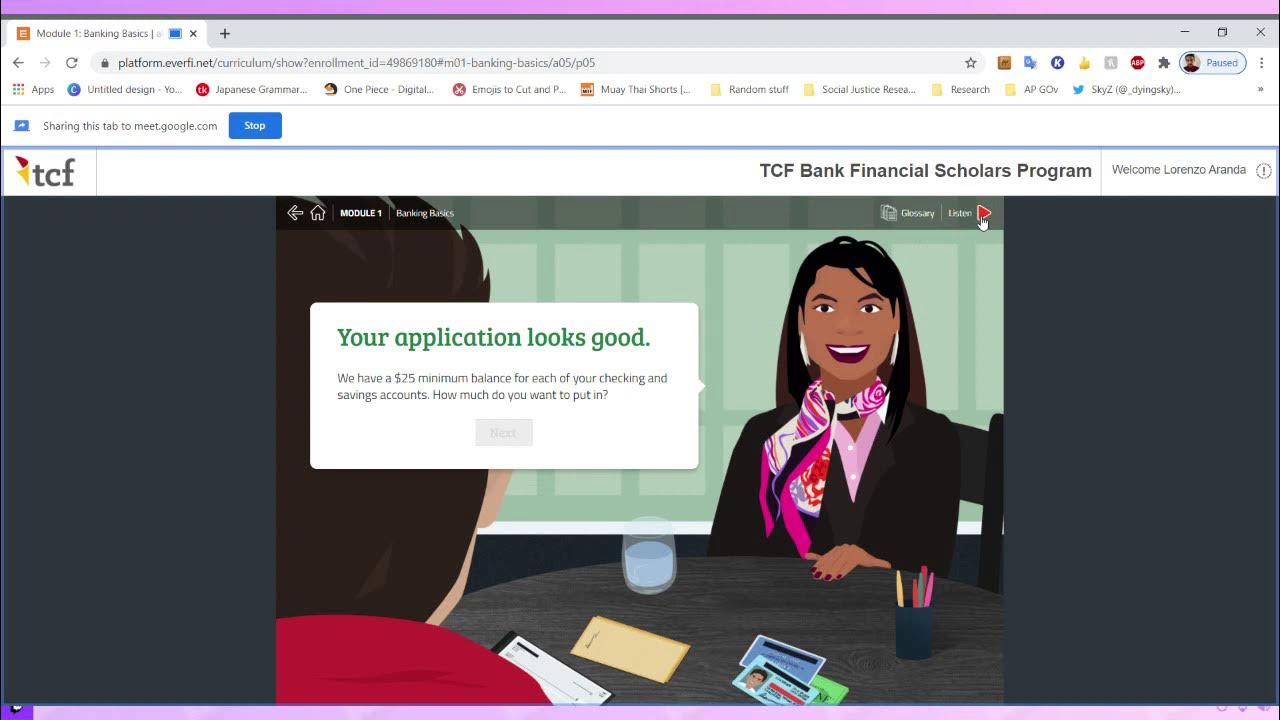 Everfi Module 1 Banking Basics Guide - YouTube