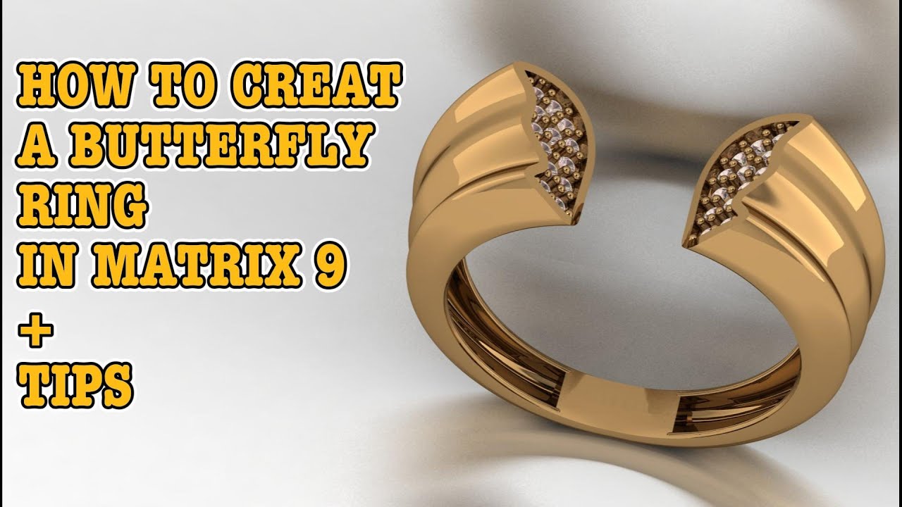 🦋From Wings to Ring: Butterfly Design in Matrix 9 - YouTube