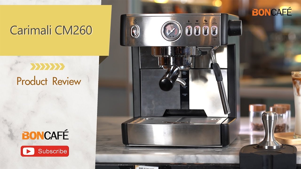 รีวิวเครื่องทำกาแฟ Carimali CM260 มั่นใจหายห่วงเรื่องคุณภาพ! - YouTube