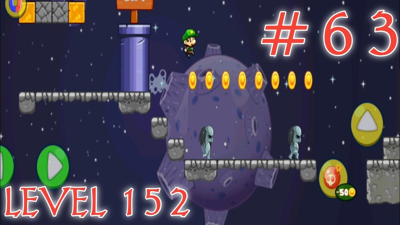 Level 152 || # 63 || Bob's World - Super Bob Run || Gameplay ...