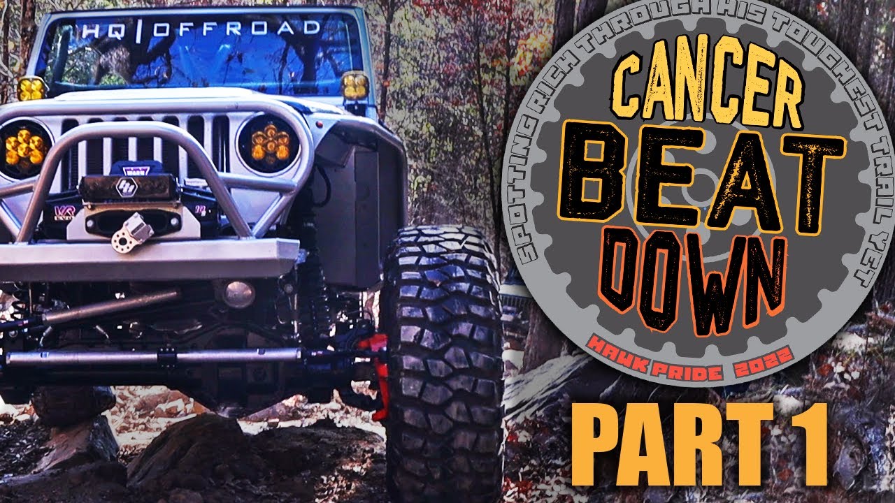 Cancer Beat Down Part 1 | Rock Crawling at Hawk Pride Offroad | One Ton ...