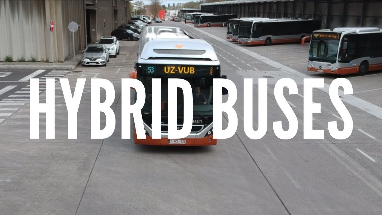 Nos nouveaux bus hybrides - Onze nieuwe hybride bussen - YouTube