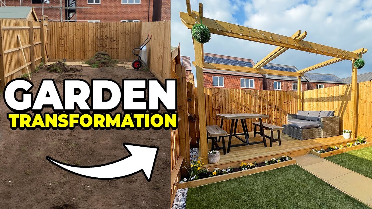 SMALL GARDEN TRANSFORMATION!! | Garden Tour & Cost Breakdown - YouTube