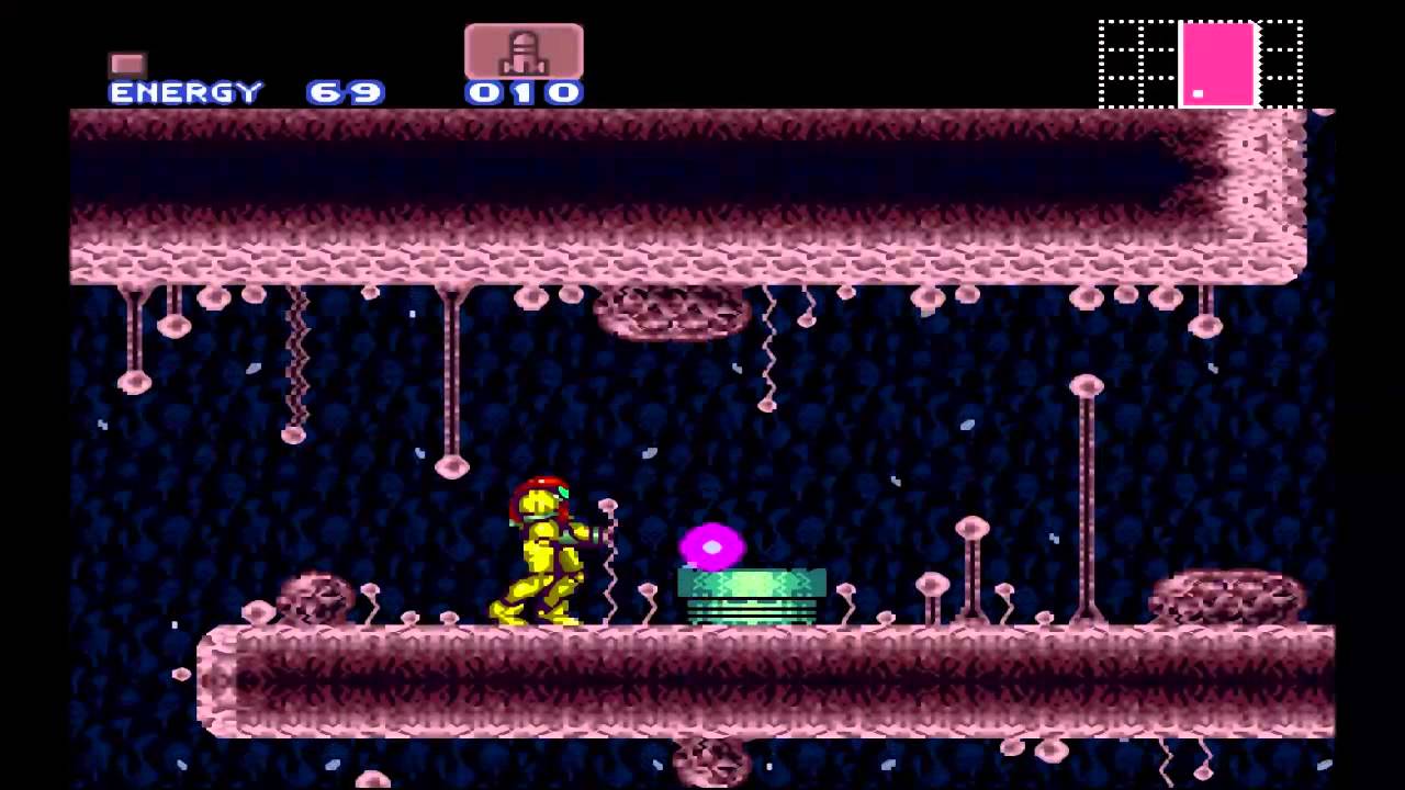 Let's Play Super Metroid Part 2: Brinstar Begins - YouTube