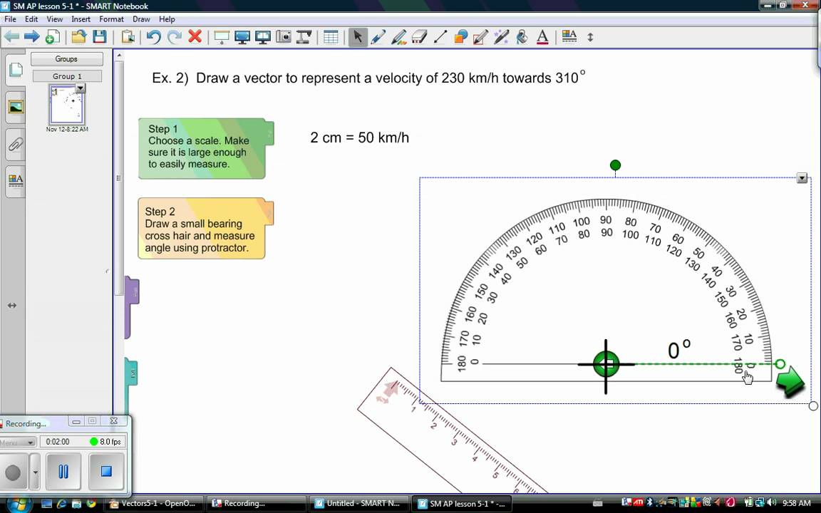 Drawing vectors - YouTube