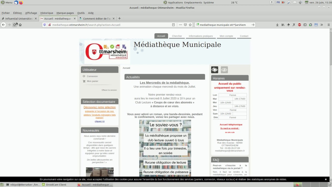 connexion à Jisti en utilisant Firefox - YouTube
