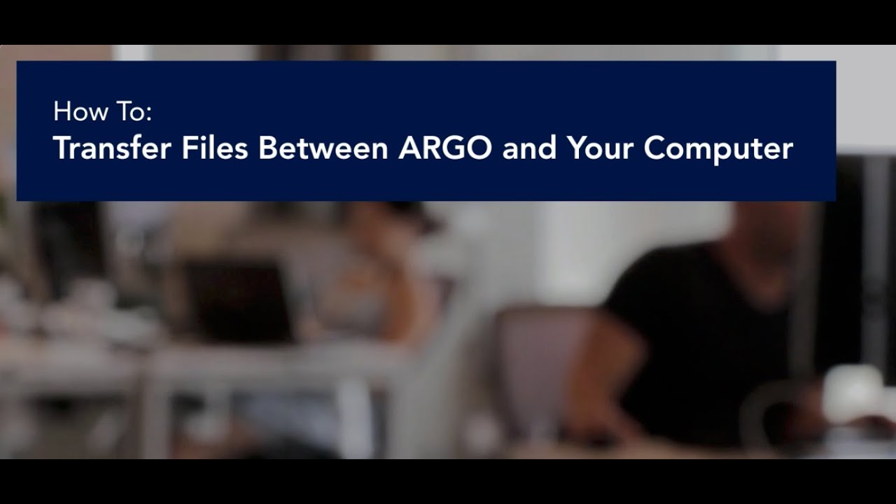 [DigiOS] How To: Transfer Files Between ARGO and Your Computer - YouTube