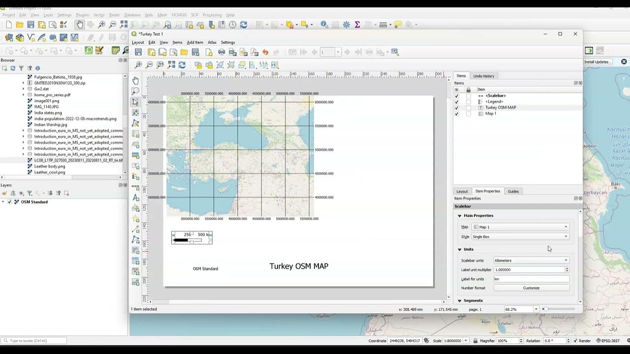 QGIS - Making Basic Maps - YouTube