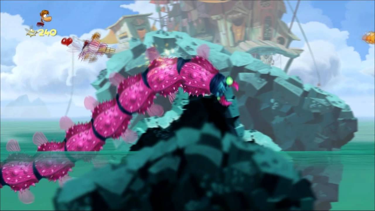 Let's Play Rayman Origins - Part 17 - Smash The Fish! - YouTube