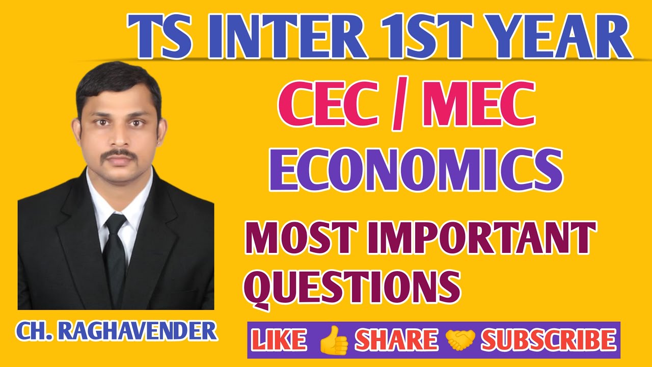 TS INTER 1ST YEAR ECONOMICS IMPORTANT QUESTIONS YouTube ts-inter-1st-year-economics-important-questions-youtube