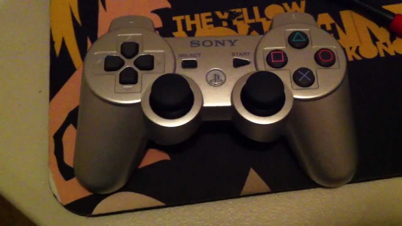 Official Sony Dualshock 3 PS3 Satin Silver Controller (Hong Kong Version) Opened Review - YouTube