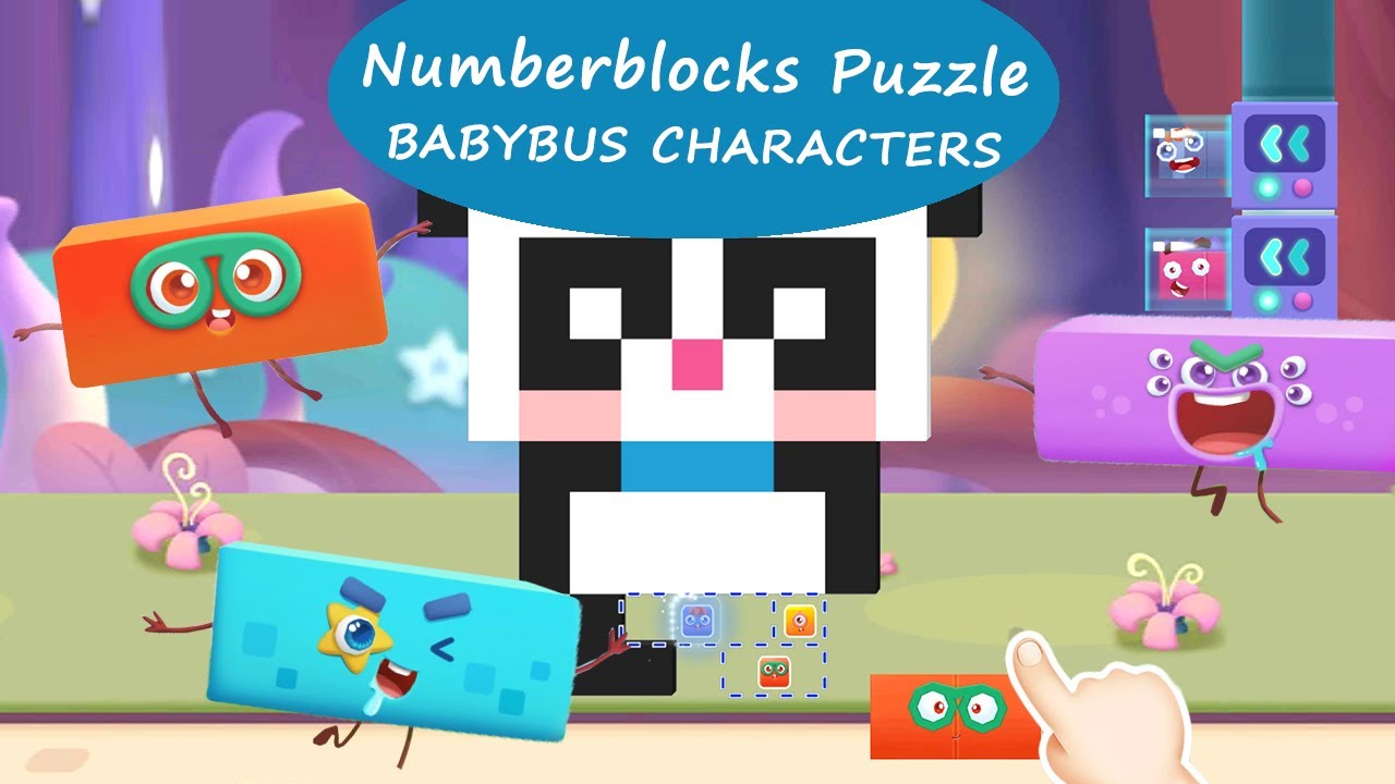 Baby Panda's Block World - Numberblocks Puzzle #10 - BABYBUS CHARACTERS ...