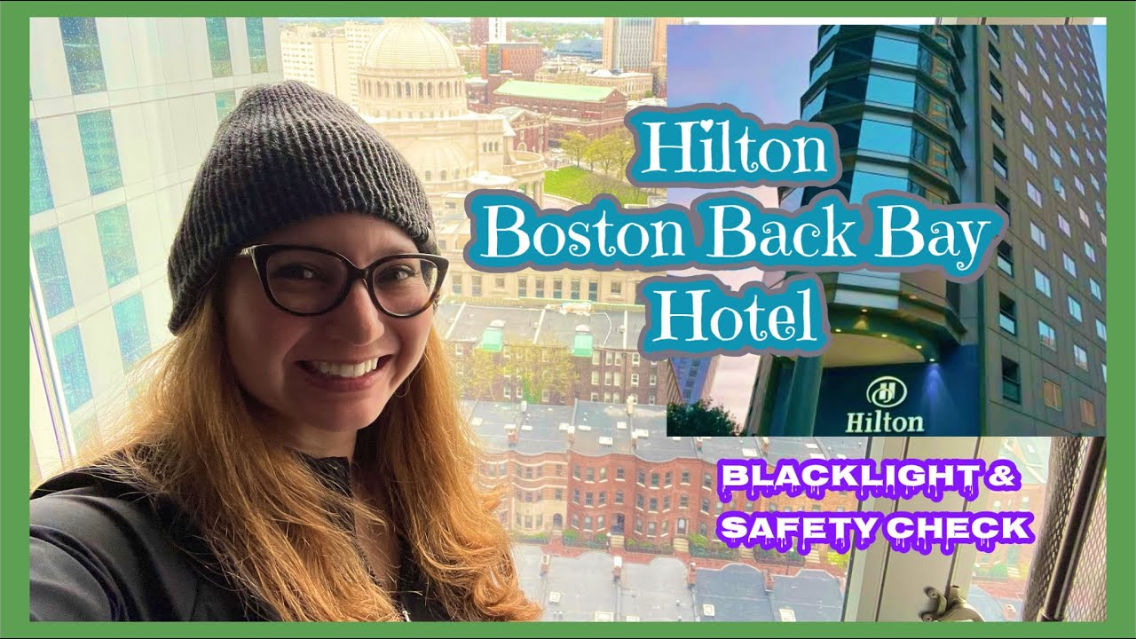 Hilton Boston Back Bay: Black Light & Safety Check - YouTube