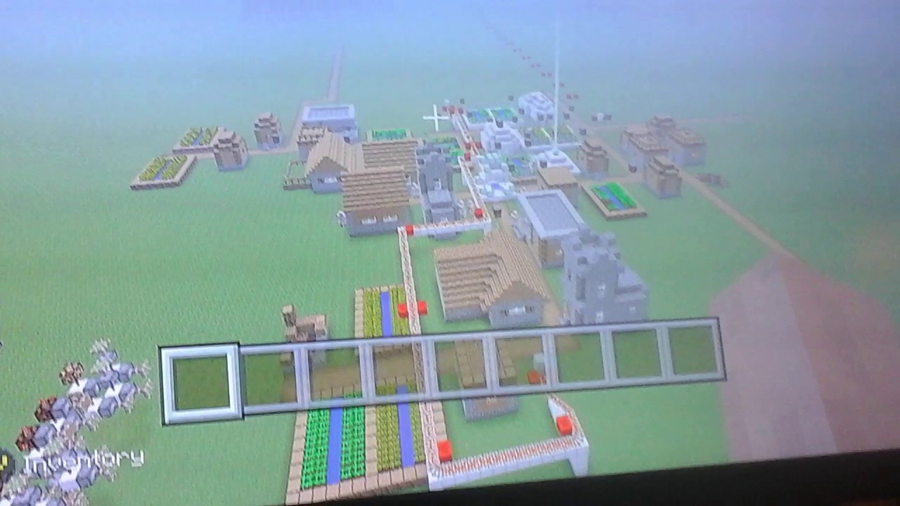 Minecraft futuristic village day 1 - YouTube