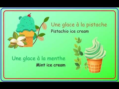 Icecream Flavours in French | Learn French Vocabulary - French Lessons ...