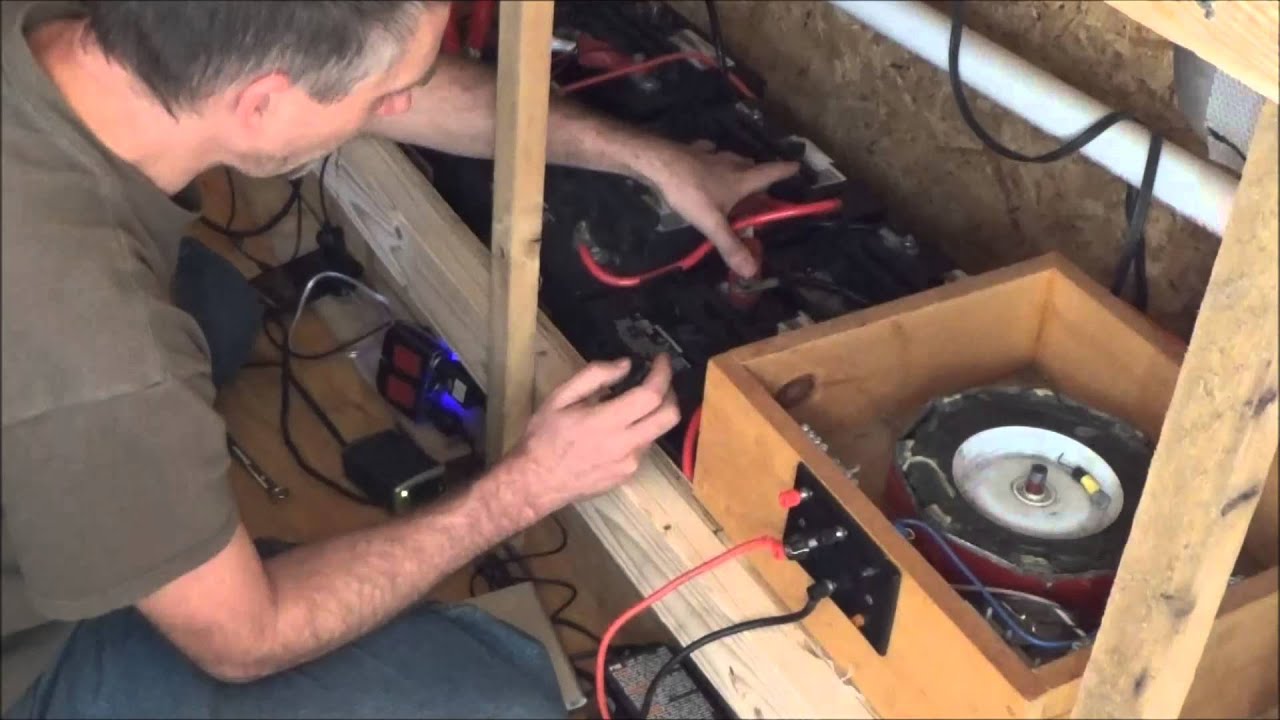 Tiny House Solar Power And Desulfating Batteries With Bedini Motor ...