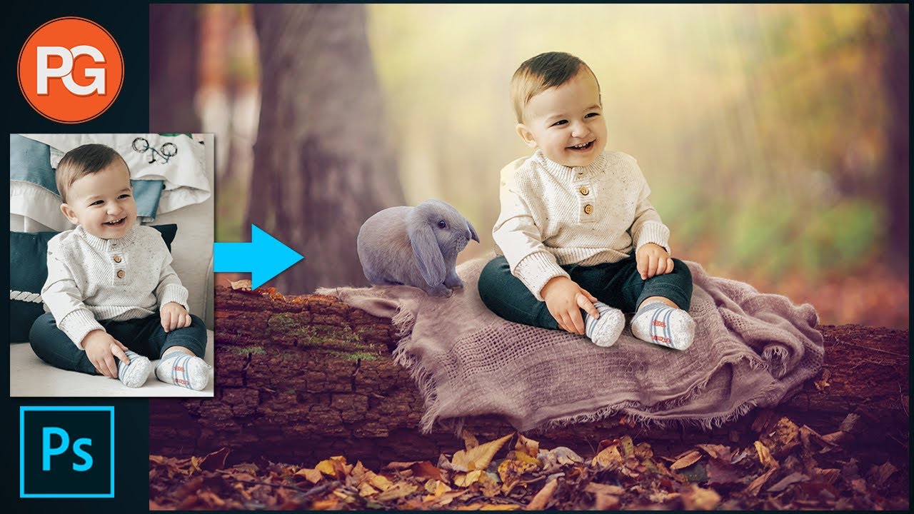 How to edit baby photos in Photoshop tutorial || baby photo editing ...