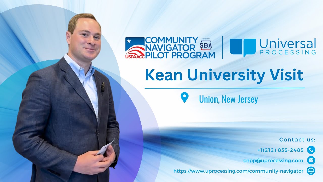 Community Navigator Pilot Program | Kean University Visit - YouTube