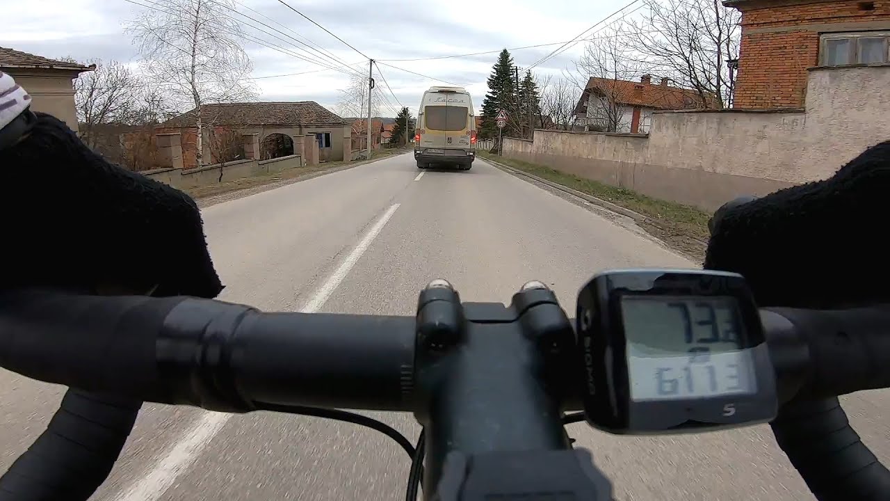 Pudarci - Umčari (Ruined record time), road bike cycling in Serbia ...
