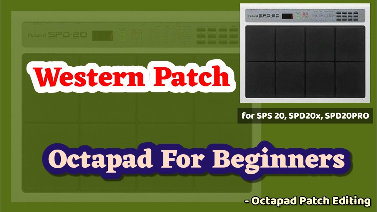 Octapad For Beginners | Western Patch - YouTube