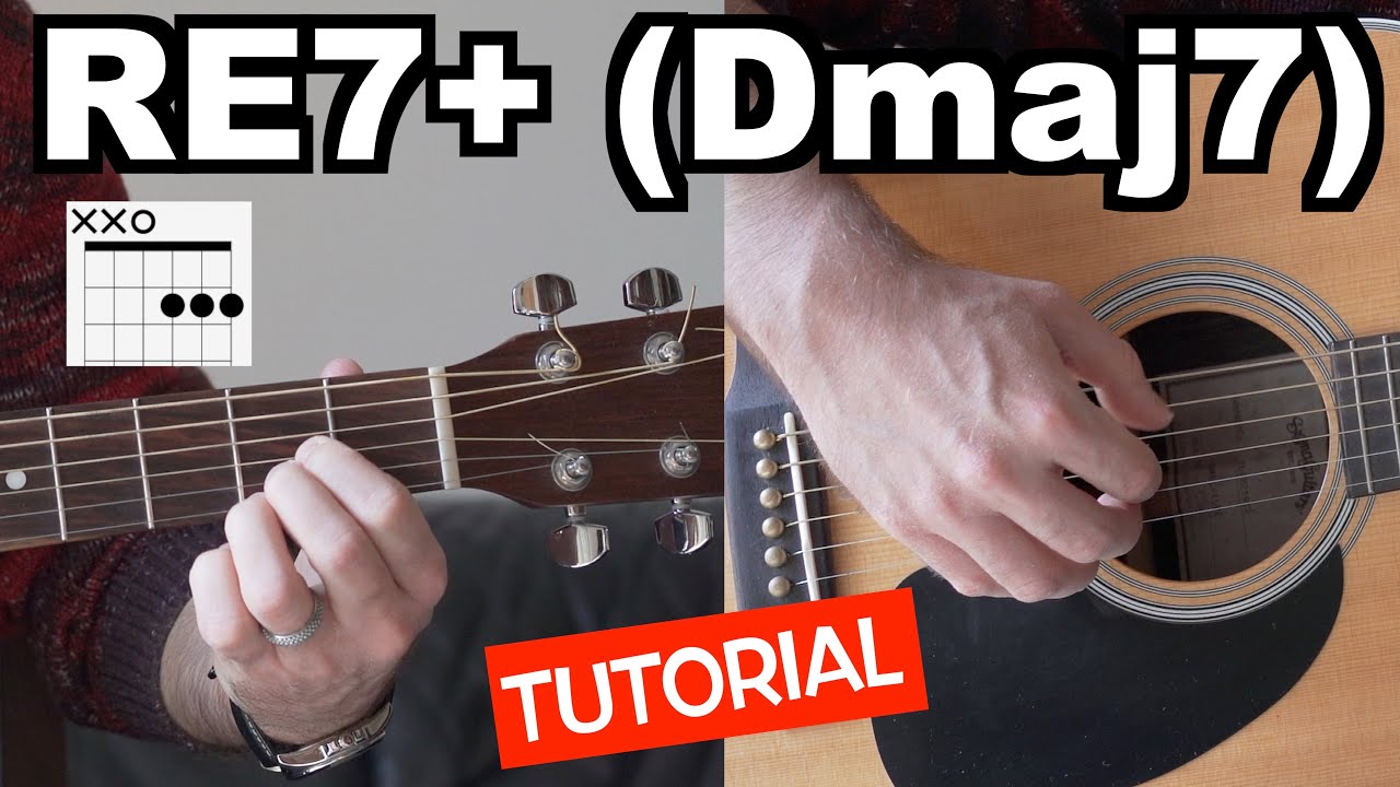 Accordo di RE7+ (Dmaj7) | Tutorial Chitarra - YouTube