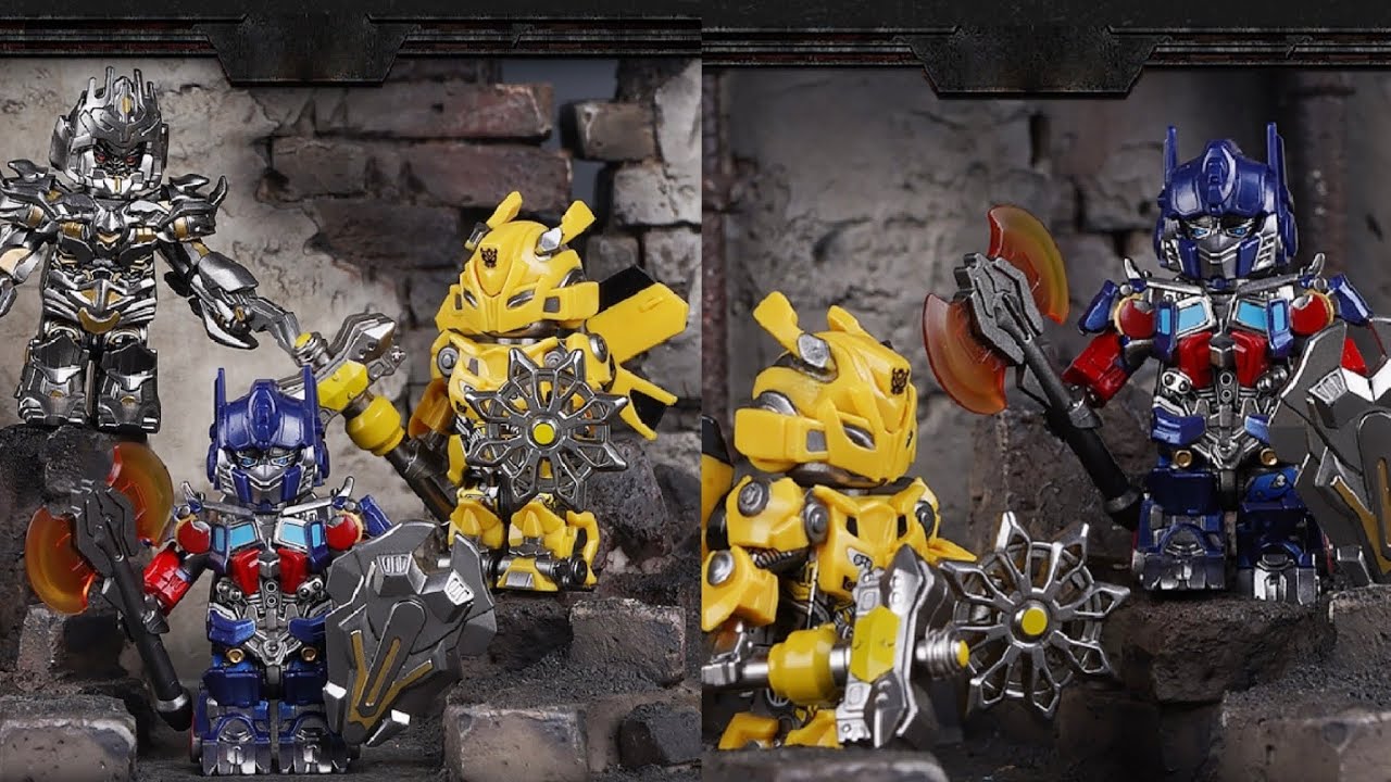 New Transformers Brick Man BM001 Optimus Prime & BM002 Bumblebee ...