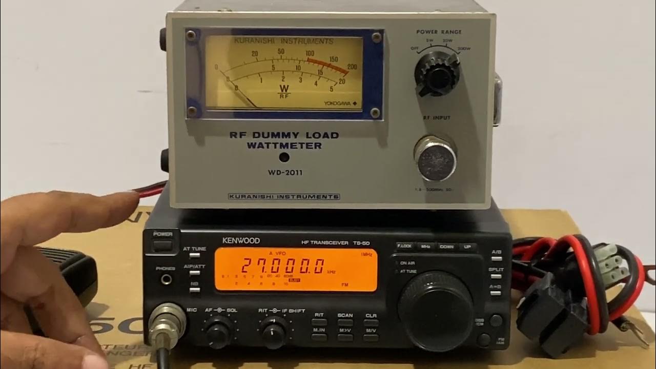 Kenwood TS-50S HF 100W Duzbuk - YouTube