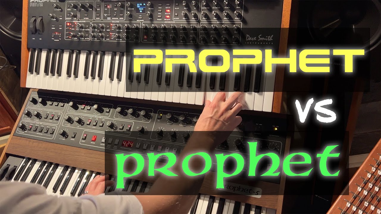 Prophet Rev2 vs Prophet 5 - Quick Comparison - YouTube