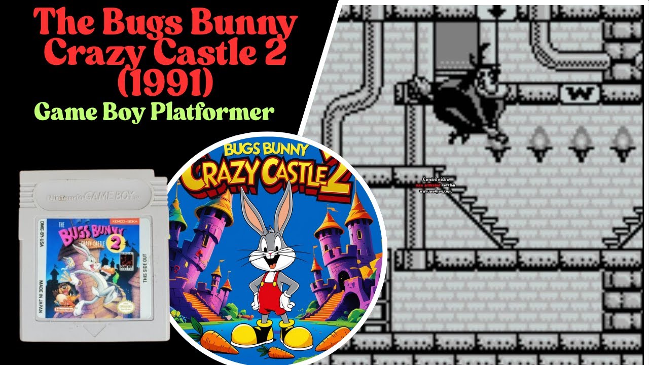 The Bugs Bunny Crazy Castle 2 (1991) – Game Boy Platformer | Full ...