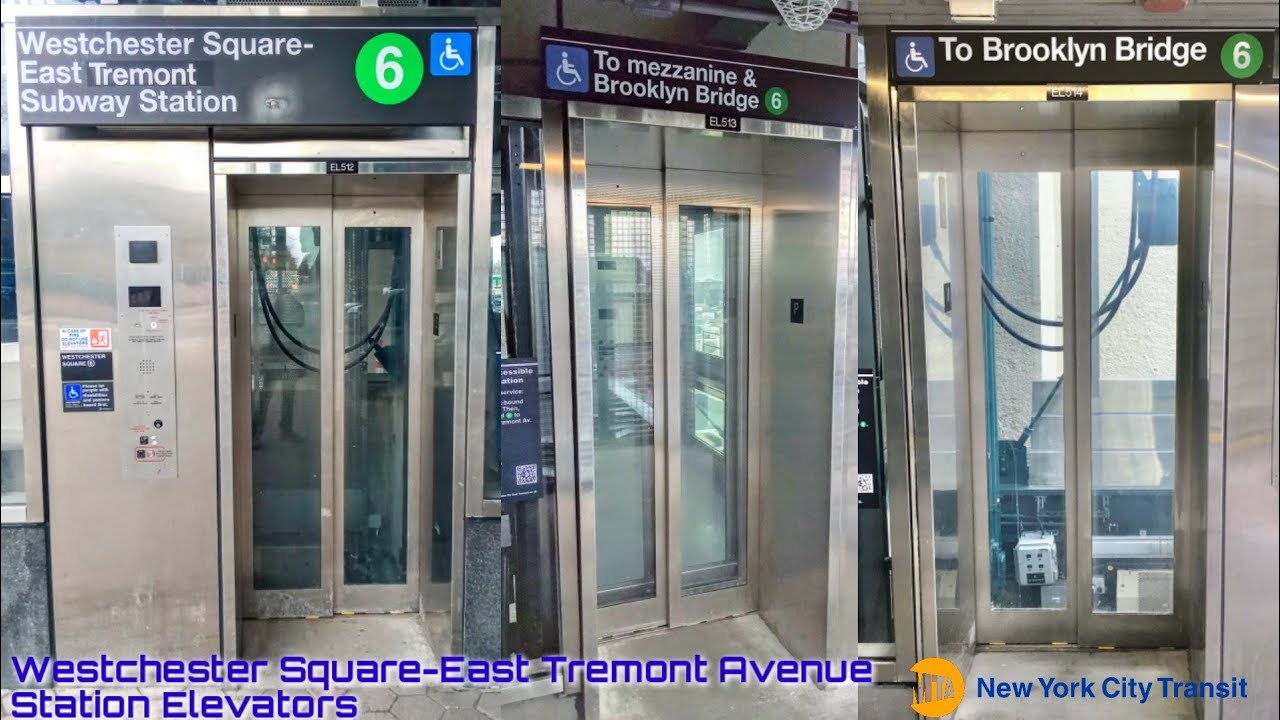 Checking out the BRAND NEW Elevators at the Westchester Square-East Tremont Avenue Subway ...