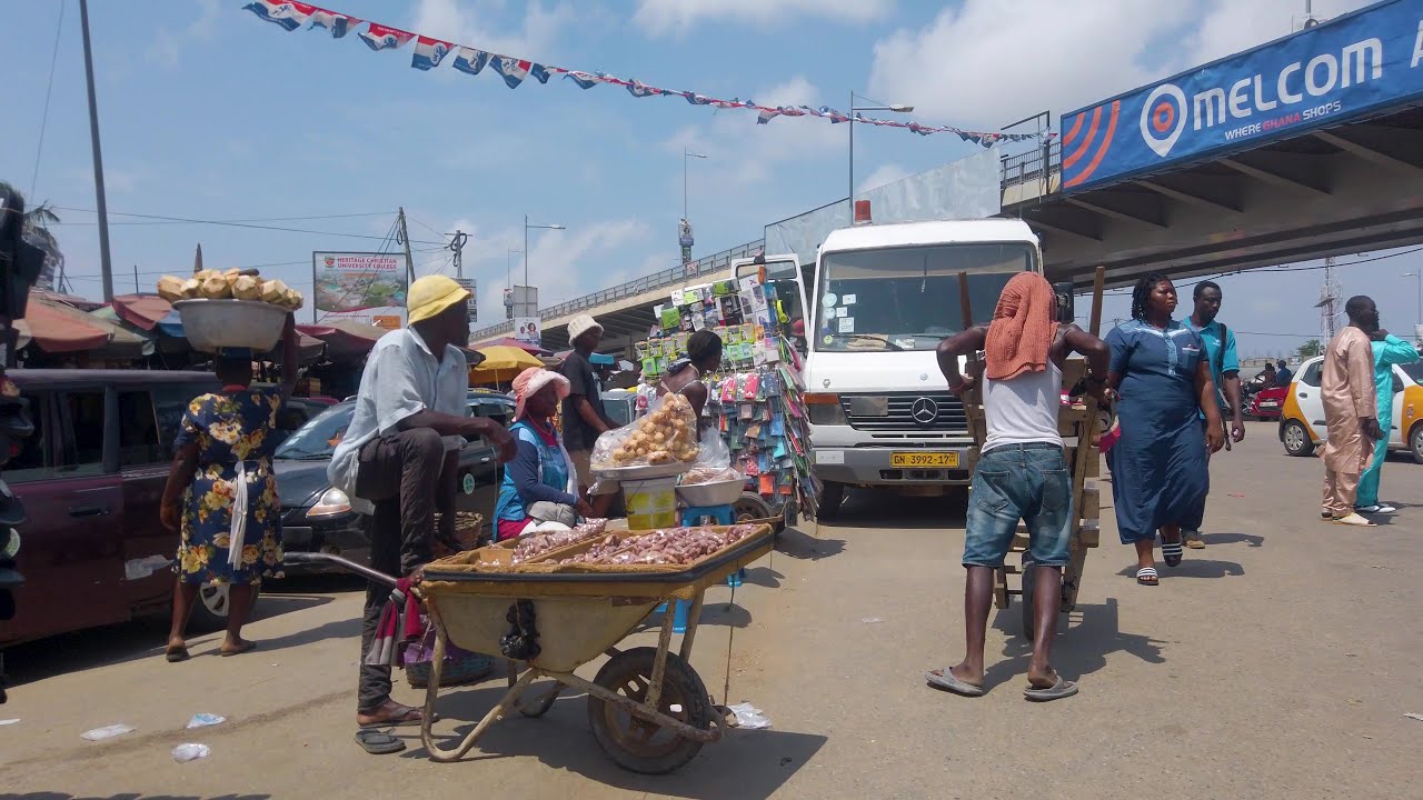 KASOA NEW AFRICA CITY STREET MARKET GHANA - YouTube
