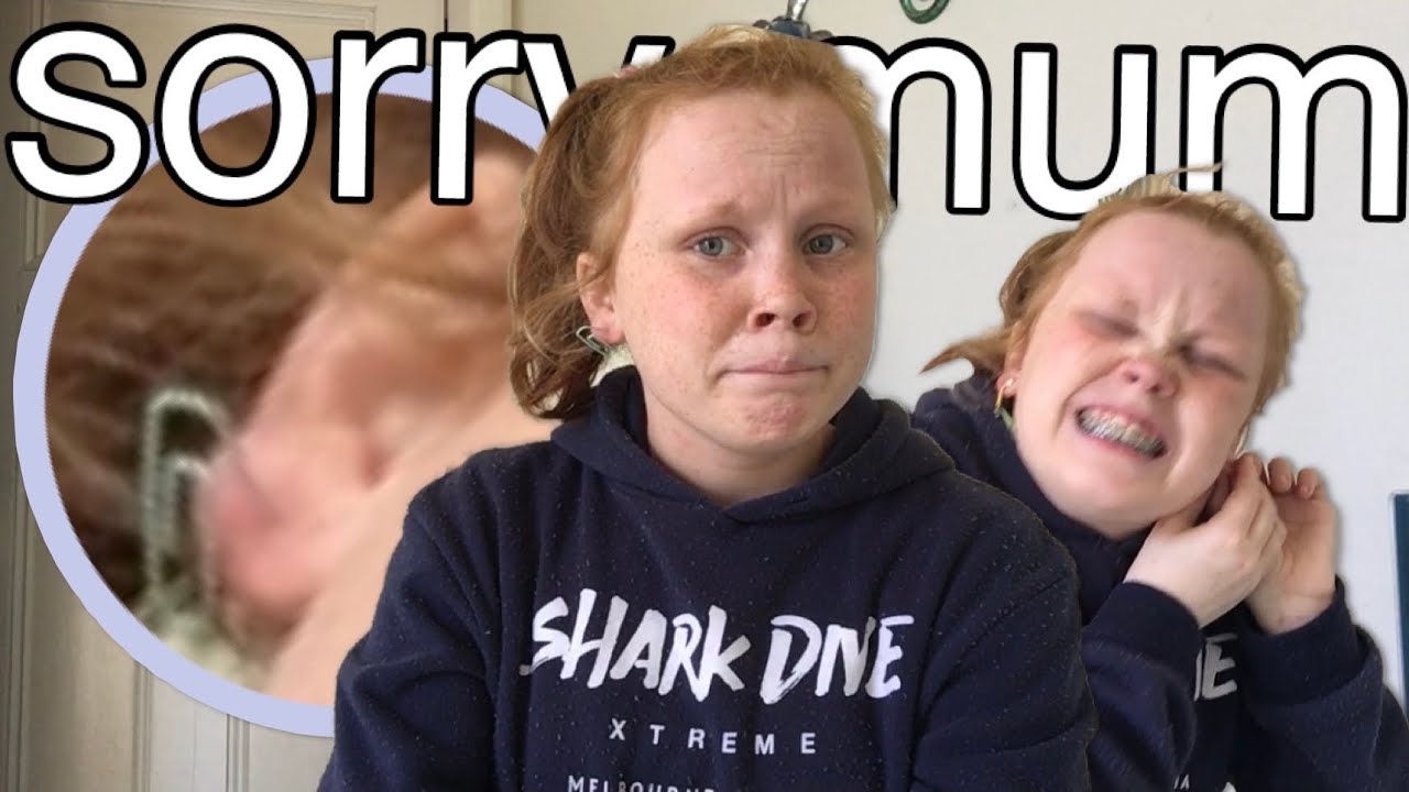 LOL i pierced my ears with a paper clip - YouTube