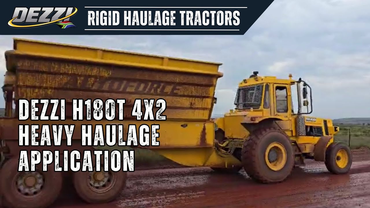 Dezzi H180T 4x2 in a Specialised Heavy Haulage Application - YouTube