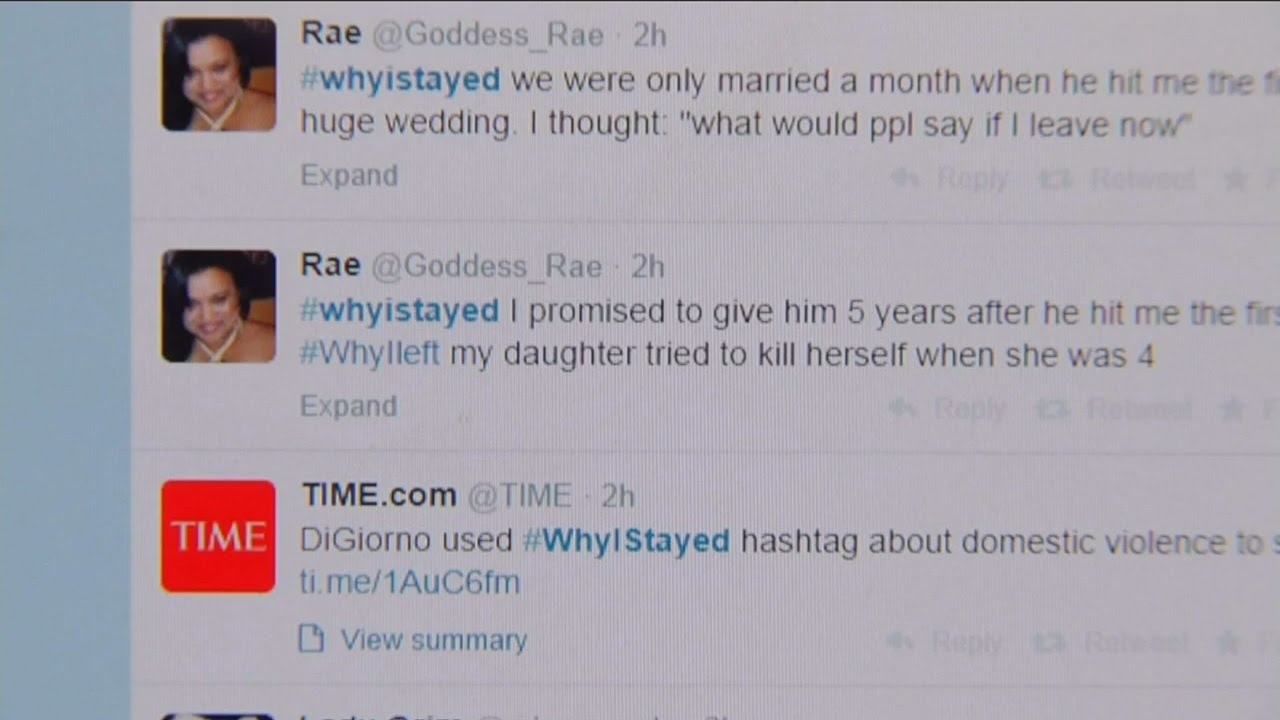 'Why I stayed' and 'why I left' hashtags spark domestic violence ...