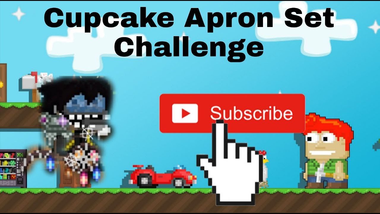 Cupcake Apron Set Challenge | Growtopia | Indonesia - YouTube