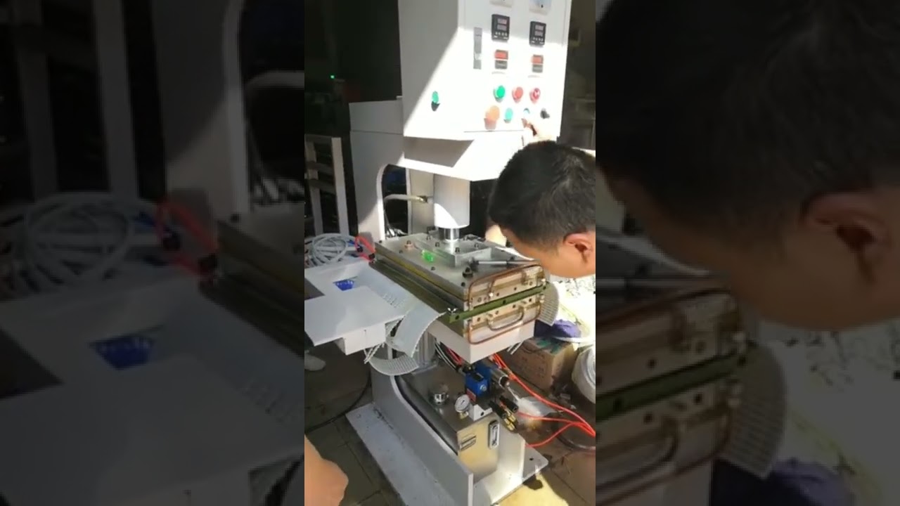 Timing belt joint machine - YouTube